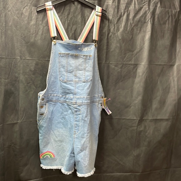 Target | Shorts | Pride Queen Bib Overalls Denim Shorts | Poshmark
